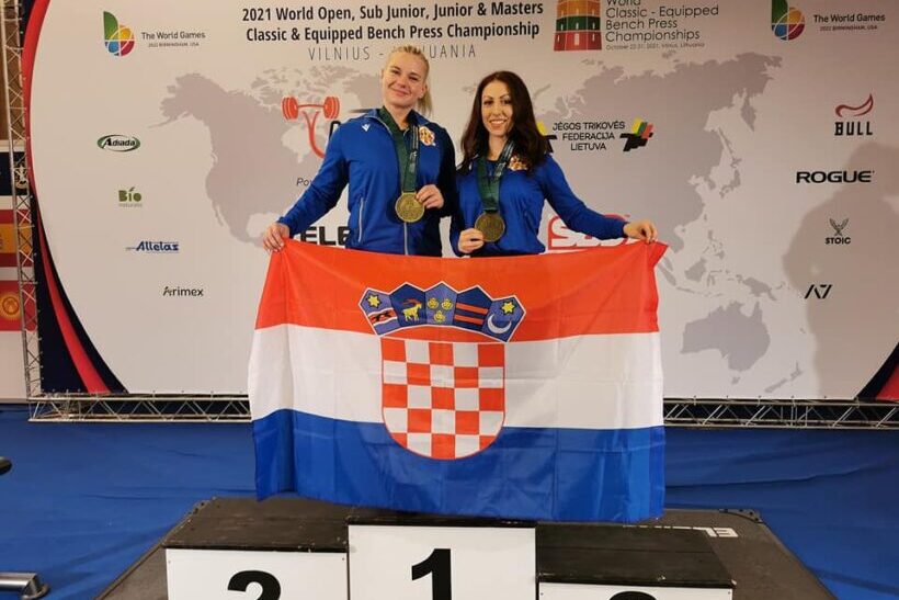 BENCH PRESS Andrea Petrek i Sindy Bubek – prvakinje svijeta! – Prigorski.hr