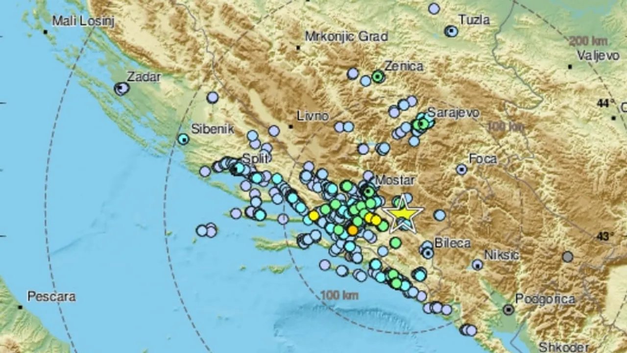 Ponovno dosta jak potres kod Stoca u BiH uznemirio građane – Prigorski.hr