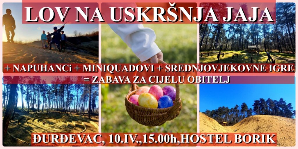 Lov na uskršnja jaja u Đurđevcu – avantura za roditelje i djecu, a ...