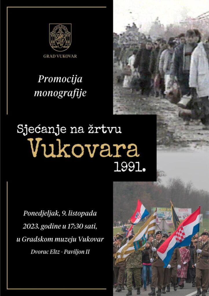 Predstavljena monografija “Sjećanje na žrtvu Vukovara 1991.” – Prigorski.hr