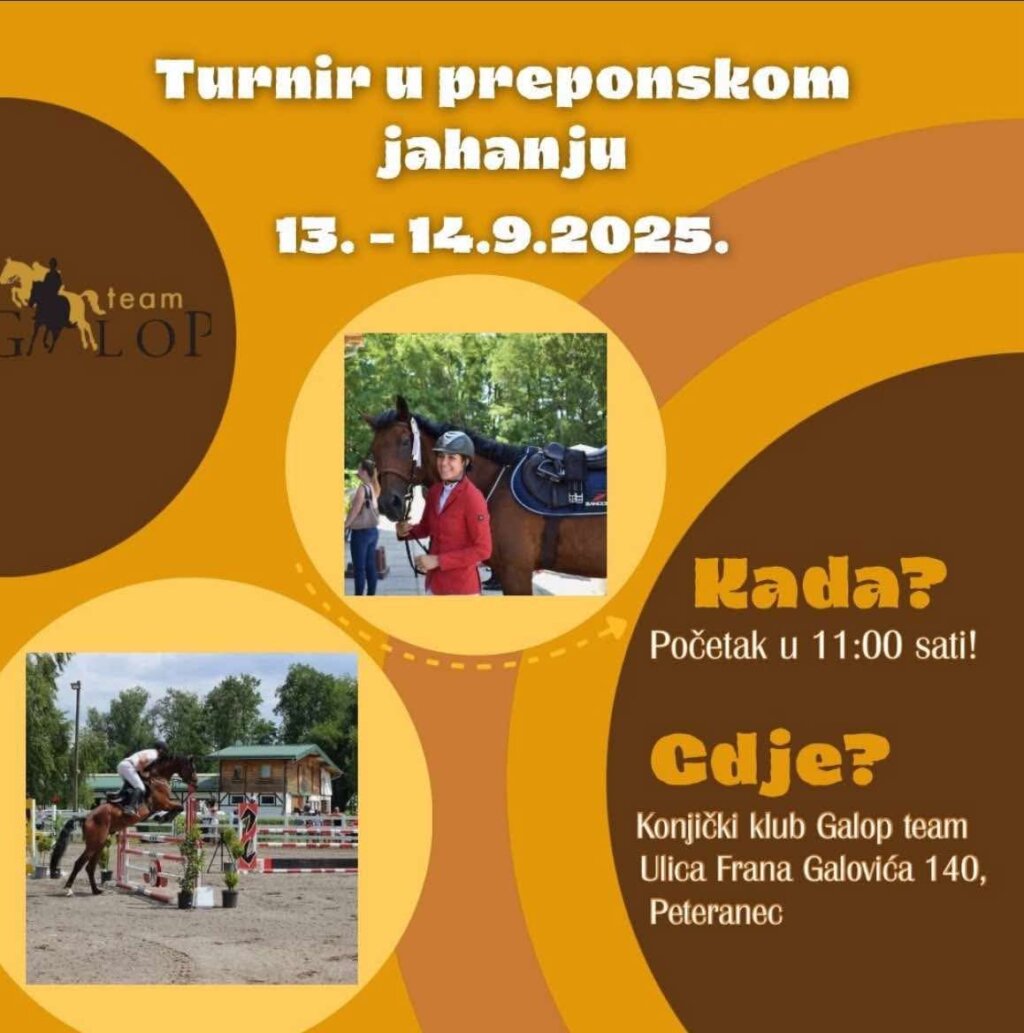 Turnir u preponskom jahanju održat će se u Peterancu – Prigorski.hr