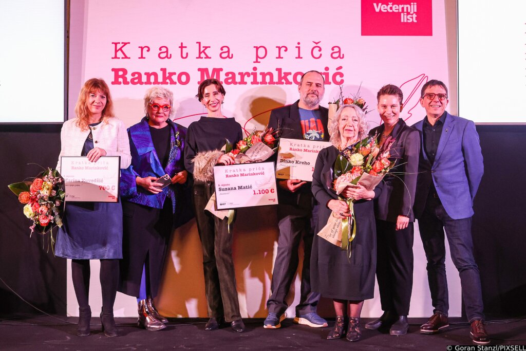 Večernjakovi laureati za kratku priču D. Kreho, S. Matić, T. Tarle i M ...